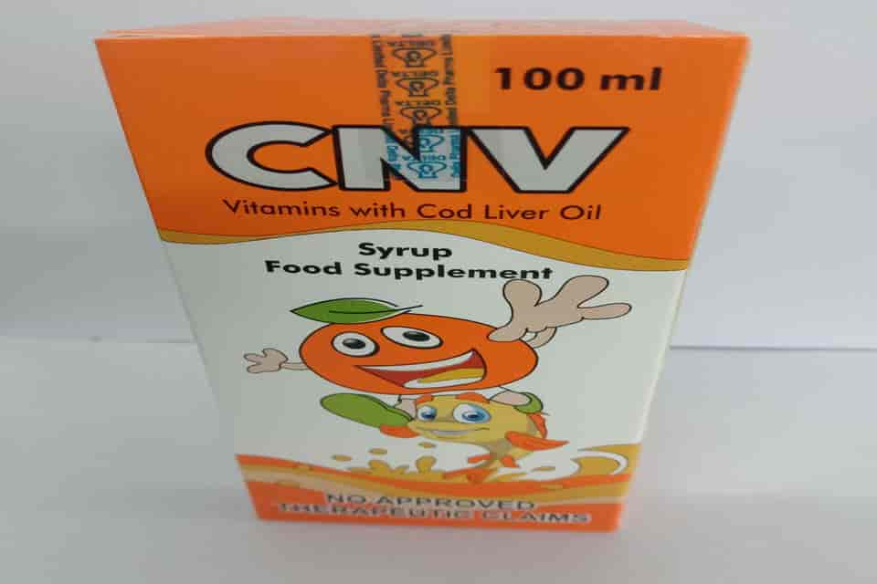 CNV Vitamins with Cod Liver Oil Syrup 100mL price in the Philippines ...