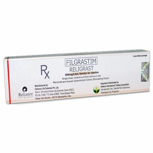 RELIGRAST Filgrastim 300mcg / 0.5mL Solution for IV/SC Injection 0.5mL ...