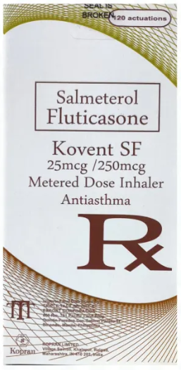 KOVENT SF Salmeterol Xinafoate / Fluticasone Propionate 25mcg / 250mcg ...