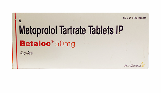 Buy Betaloc metoprolol tartrate 50mg tablet 1's online with MedsGo ...