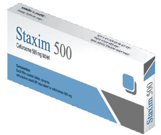 STAXIM 500 Cefuroxime Axetil 500mg Film-Coated Tablet 6's price in the ...
