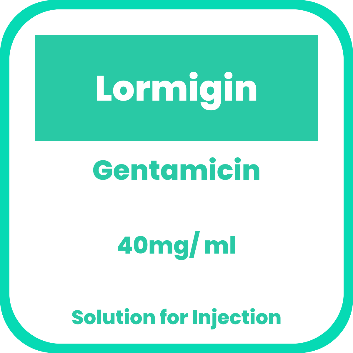 LORMIGIN Gentamicin Sulfate 40mg / mL Solution for Injection 2mL 10's price in the Philippines ...