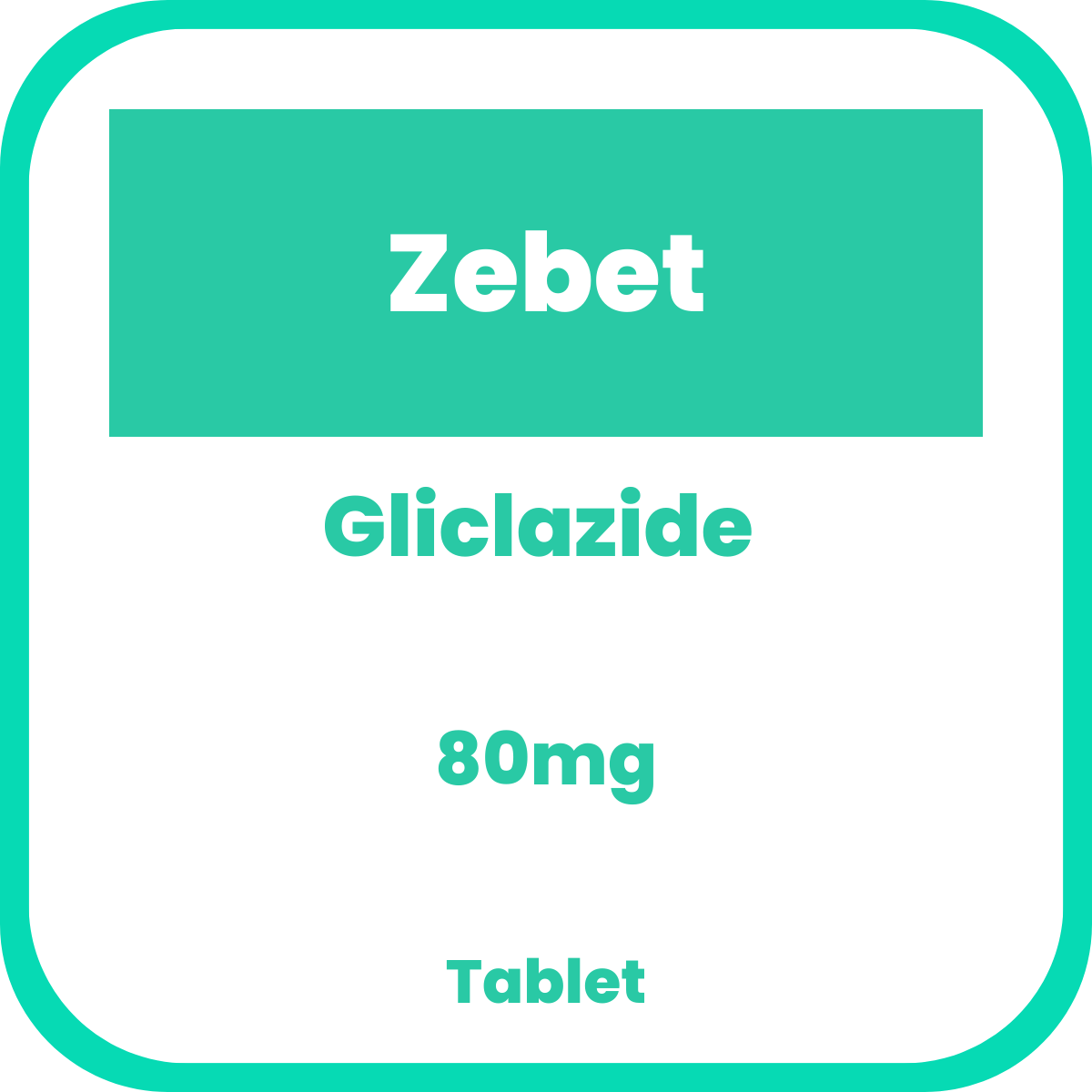 ZEBET Gliclazide 80mg Tablet 30's price in the Philippines | MedsGo ...