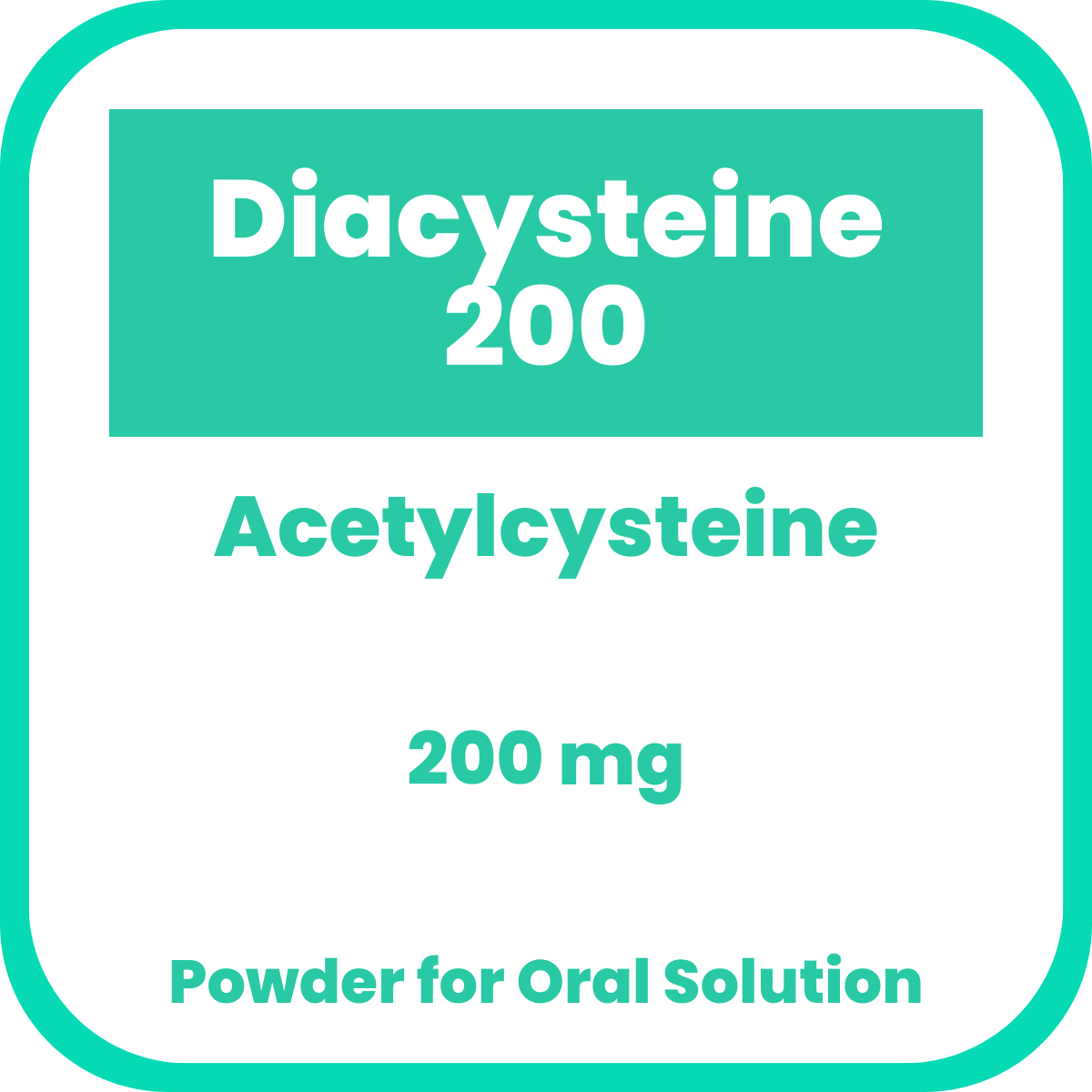 DIACYSTEINE 200 Acetylcysteine 200mg Powder for Oral Solution 1's price ...