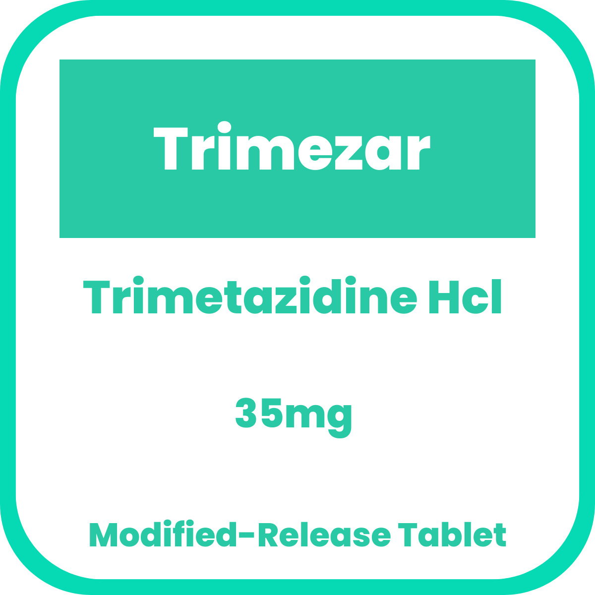 TRIMEZAR Trimetazidine Hydrochloride 35mg Modified-Release Tablet 10's ...