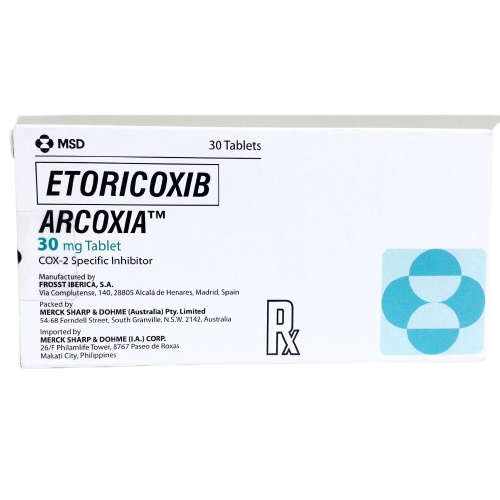 ARCOXIA Etoricoxib 30mg Film-Coated Tablet 30's price in the ...