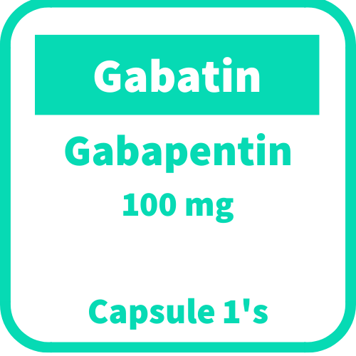 GABATIN Gabapentin 100mg Capsule 1's price in the Philippines | MedsGo ...