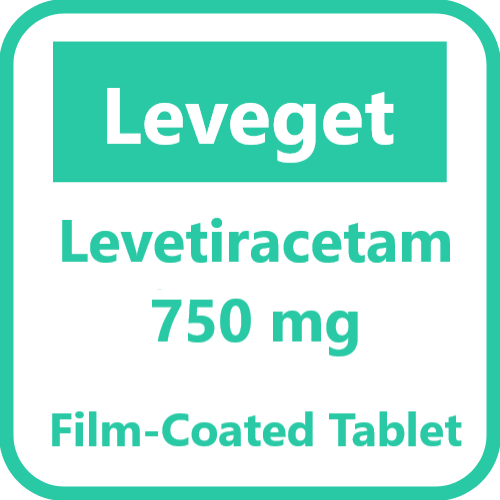 LEVEGET Levetiracetam 750mg Film-Coated Tablet 10's price in the ...