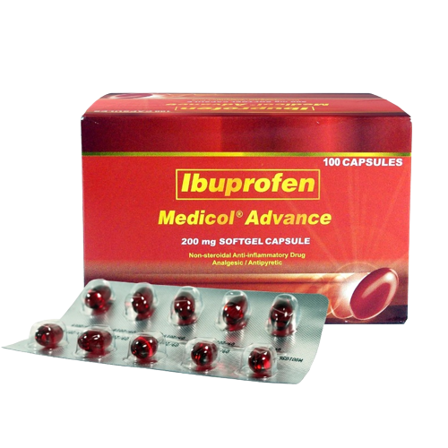 MEDICOL Ibuprofen 200mg Tablet 500's price in the Philippines | MedsGo ...