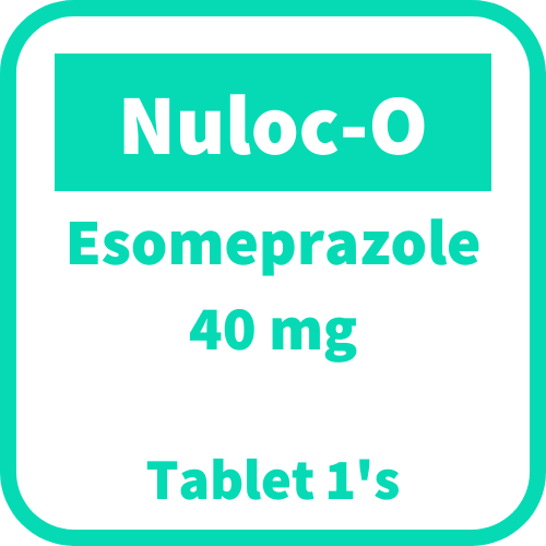 NULOC-O Esomeprazole Magnesium Trihydrate 40mg Enteric-Coated Tablet 1 ...