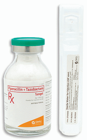 TAZOGET Piperacillin / Tazobactam 2g / 250mg Powder for IM/IV Injection ...