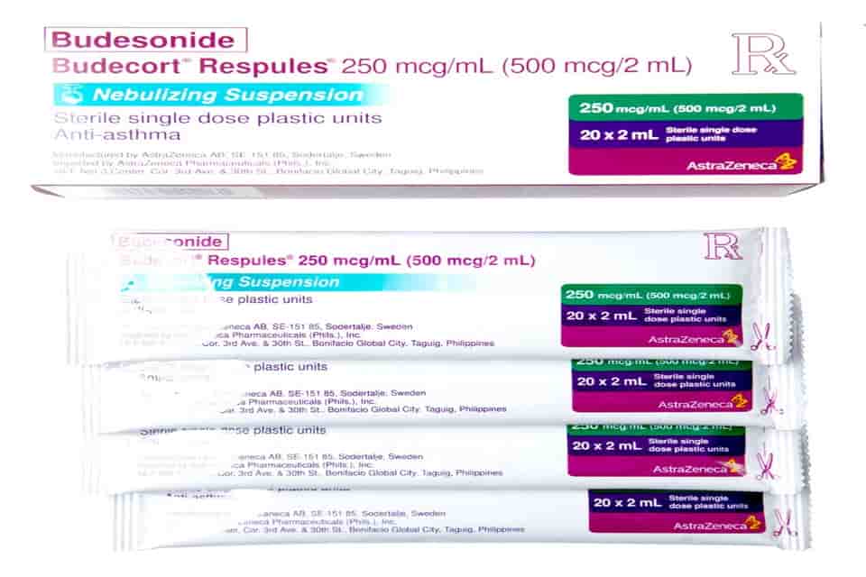 BUDECORT RESPULES Budesonide 250mcg / mL (500mcg / 2mL) Nebulizing ...