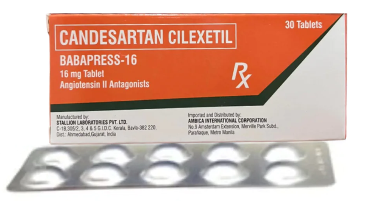 BABAPRESS-16 Candesartan Cilexetil 16mg Tablet 1's price in the ...