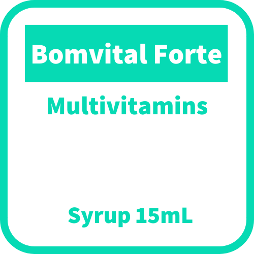 BOMVITAL FORTE Multivitamins 15mL Syrup price in the Philippines ...