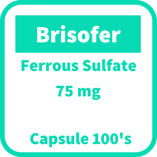 BRISOFER Ferrous Sulfate 75mg Capsule 100's price in the Philippines ...