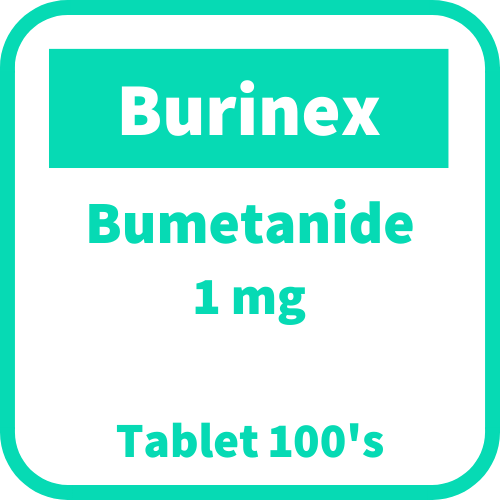 BURINEX Bumetanide 1mg Tablet 100's price in the Philippines | MedsGo ...
