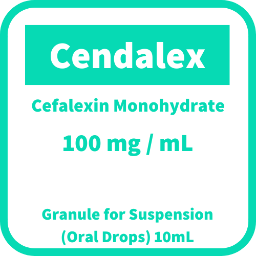 CENDALEX Cefalexin Monohydrate 100 mg / mL Granule for Suspension (Oral ...