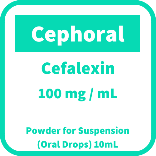 CEPHORAL Cefalexin 100mg / mL Powder for Suspension (Oral Drops) 10mL ...