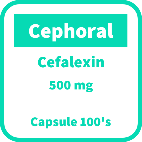 CEPHORAL Cefalexin 500mg Capsule 100's price in the Philippines ...