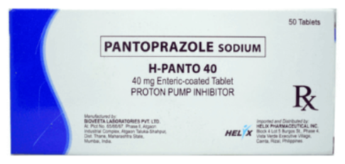 H-PANTO 40 Pantoprazole Sodium Sesquihydrate 40mg Enteric-Coated Tablet ...