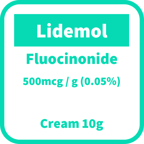 LIDEMOL Fluocinonide 500mcg / g (0.05%) Cream 10g price in the ...