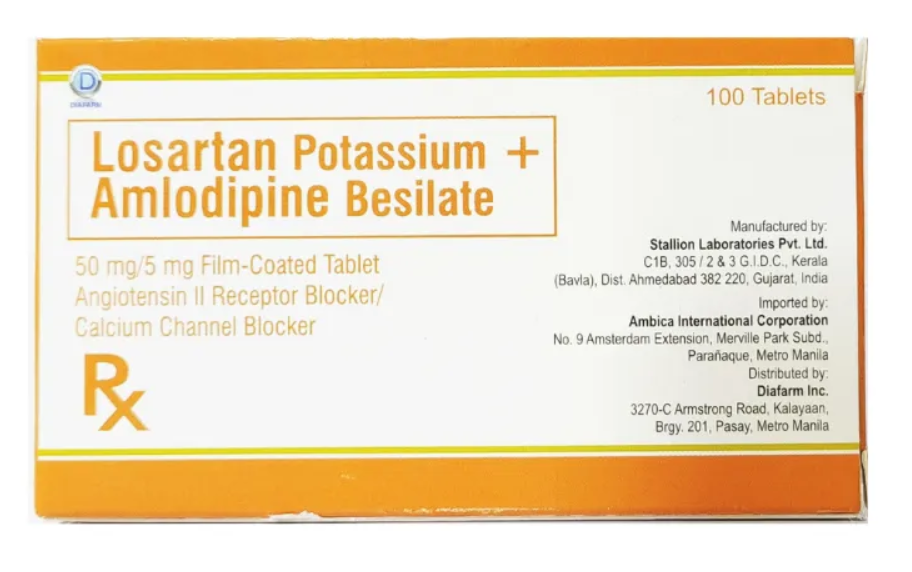 DIAFARM Losartan / Amlodipine 50mg / 5mg Tablet 1's price in the ...