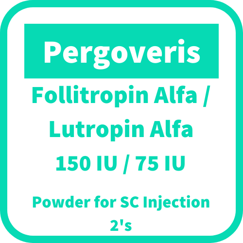 PERGOVERIS Follitropin Alfa / Lutropin Alfa 150IU / 75IU Powder for SC ...