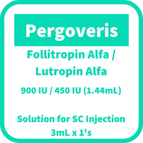PERGOVERIS Follitropin Alfa / Lutropin Alfa 900IU / 450IU (1.44mL ...
