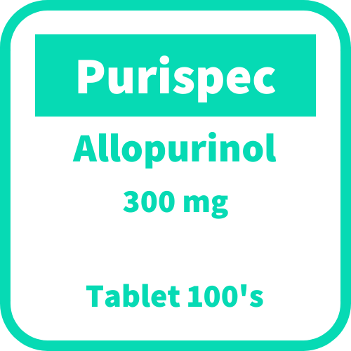 PURISPEC Allopurinol 300mg Tablet 100's price in the Philippines ...