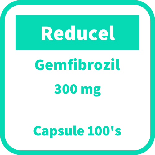 REDUCEL Gemfibrozil 300mg Capsule 100's price in the Philippines ...