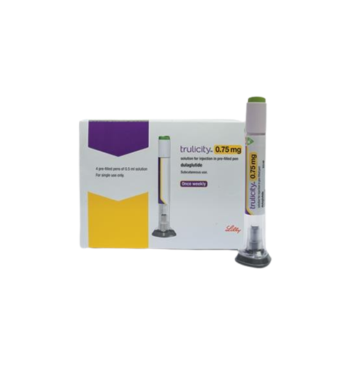 Buy Trulicity dulaglutide 0.75mg / 0.5ml solution for injection 0.5ml 4 ...