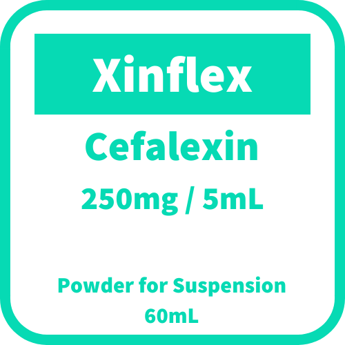 XINFLEX Cefalexin 250mg / 5mL Powder for Suspension 60mL price in the ...
