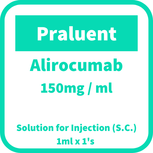 ALIROCUMAB Praluent 150 mg/ml Solution for Injection (S.C.) 1ml x 1's ...