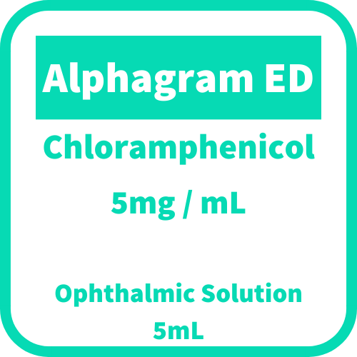 ALPHAGRAM ED Chloramphenicol 5mg / mL Ophthalmic Solution 5mL price in ...