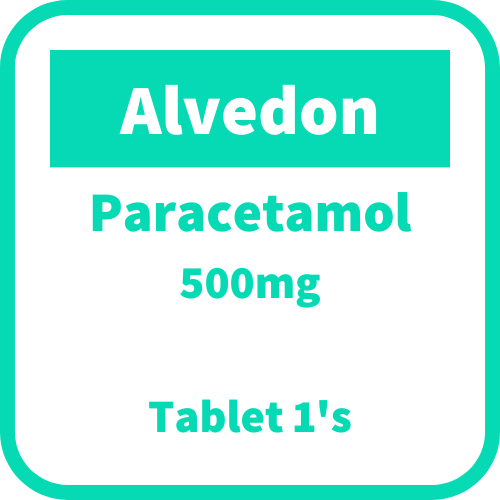 ALVEDON Paracetamol 500mg Tablet 1's price in the Philippines | MedsGo ...