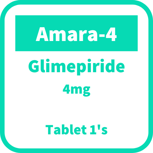 AMARA-4 Glimepiride 4mg Tablet 1's price in the Philippines | MedsGo ...