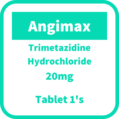 ANGIMAX Trimetazidine Hydrochloride 20mg Tablet 1's price in the ...