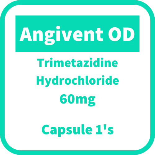ANGIVENT OD Trimetazidine Hydrochloride 60mg Sustained Release Capsule ...