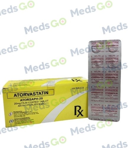 ATORSAPH Atorvastatin 20mg Film-Coated Tablet 100's price in the ...