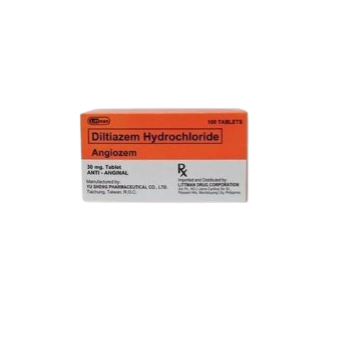 ANGIOZEM Diltiazem Hydrochloride 30mg Tablet 100's price in the ...