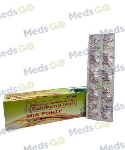 MIA FORTE Blumea Balsamifera L. 500mg Tablet 100's price in the ...