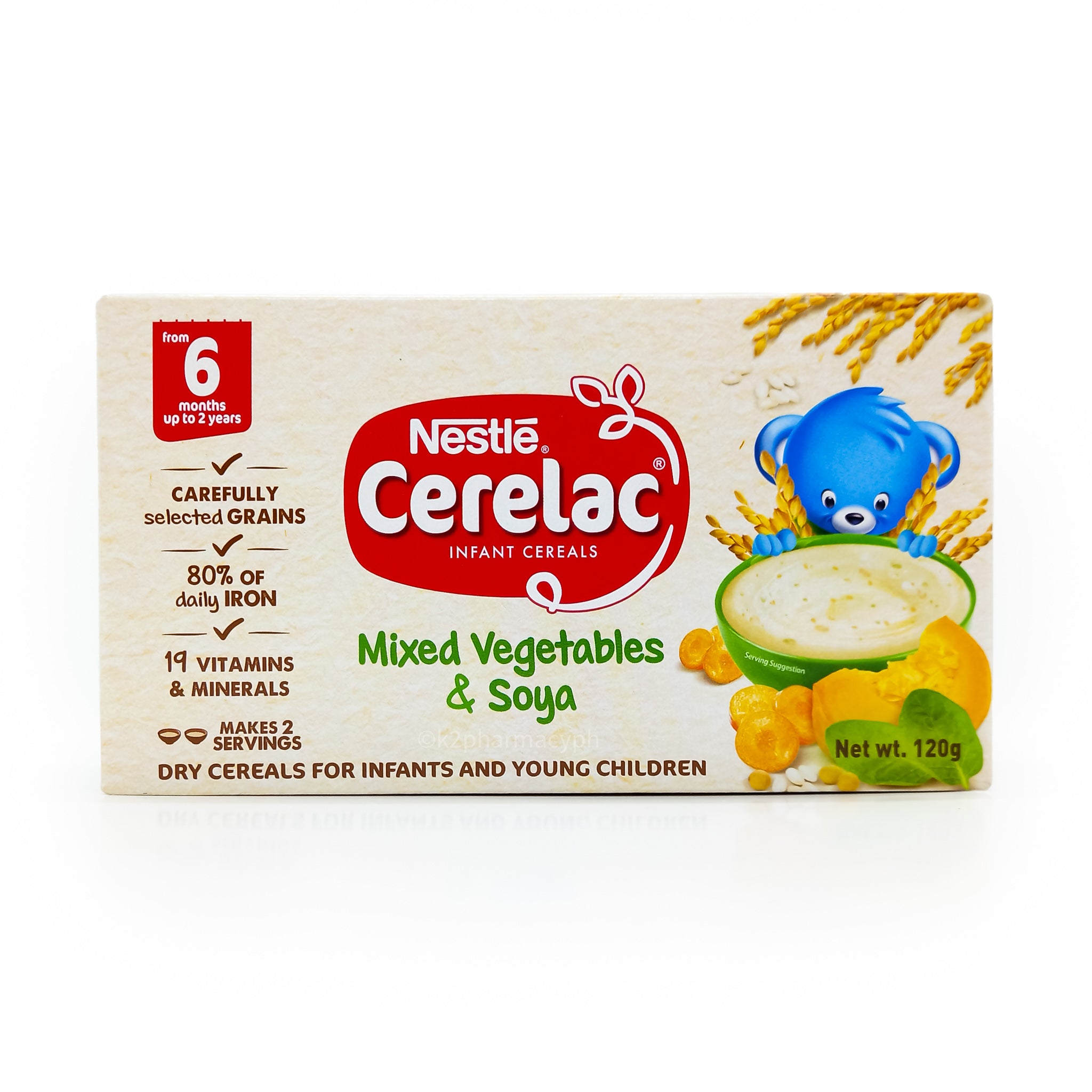 CERELAC Infant Cereals Mixed Vegetables & Soya 6 months to 2 years 120g ...