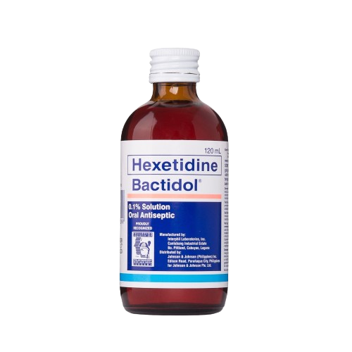 BACTIDOL Hexetidine 0.1% Solution 120mL price in the Philippines ...