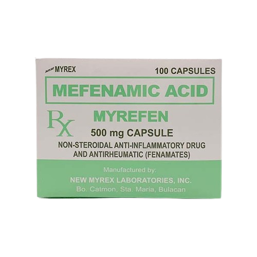 MYREFEN Mefenamic Acid 500mg Capsule 10's price in the Philippines ...