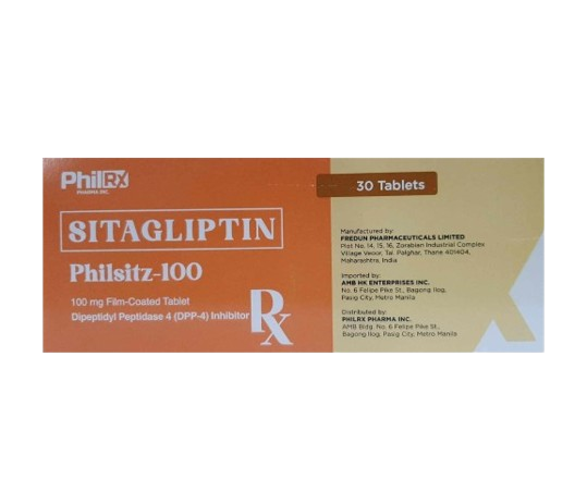 PHILSITZ-100 Sitagliptin 100mg Film-Coated Tablet 1's price in the ...