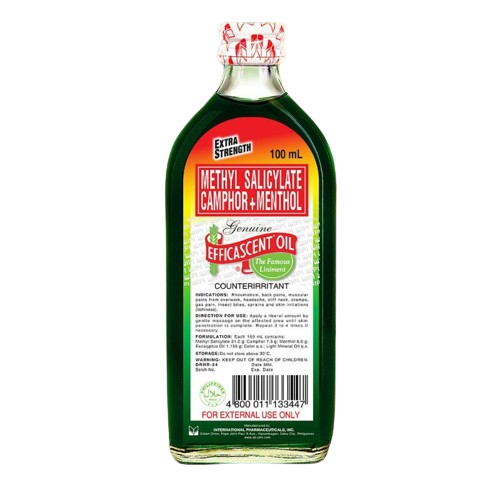 EFFICASCENT OIL EXTRA STRENGTH Methyl Salicylate / Camphor / Menthol ...