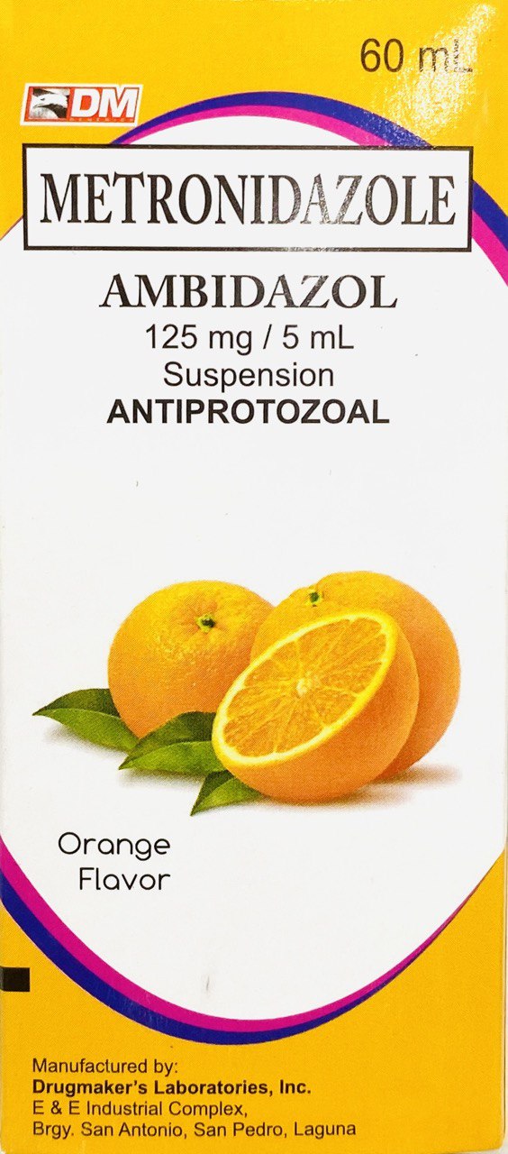 AMBIDAZOL Metronidazole 125mg / 5mL Suspension 60mL price in the ...