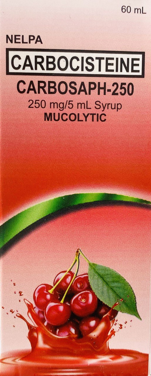 CARBOSAPH-250 Carbocisteine 250mg / 5ml Syrup 60ml price in the ...