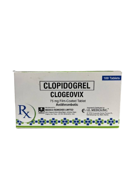 CLOGEOVIX Clopidogrel 75mg Tablet 1's price in the Philippines | MedsGo ...