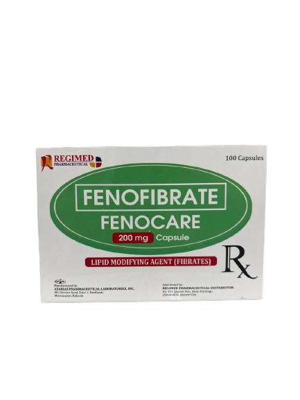 FENOCARE Fenofibrate 200mg Capsule 1's price in the Philippines ...